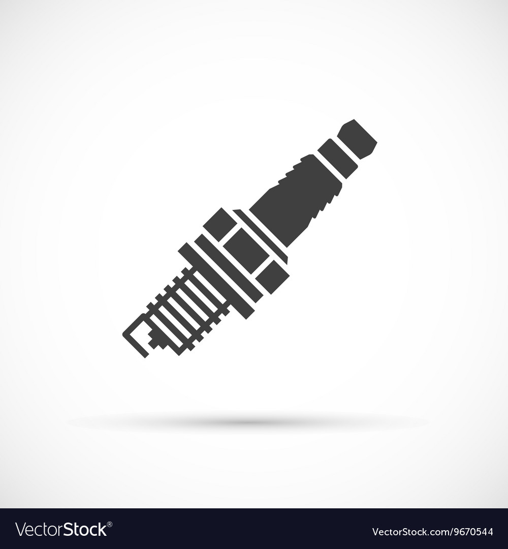 Spark plug icon Royalty Free Vector Image - VectorStock