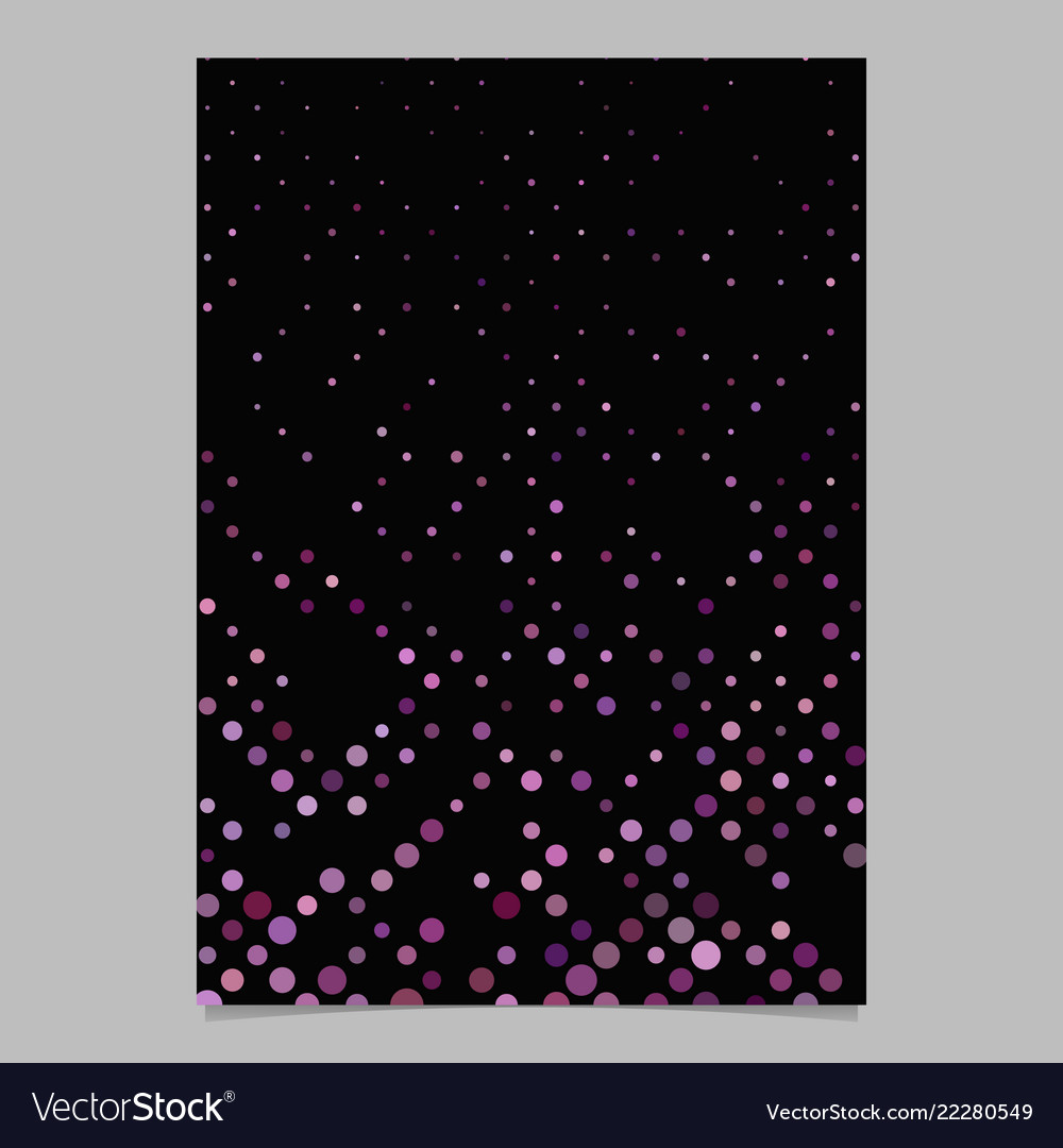Abstract Repeating Circle Pattern Poster Vector Image
