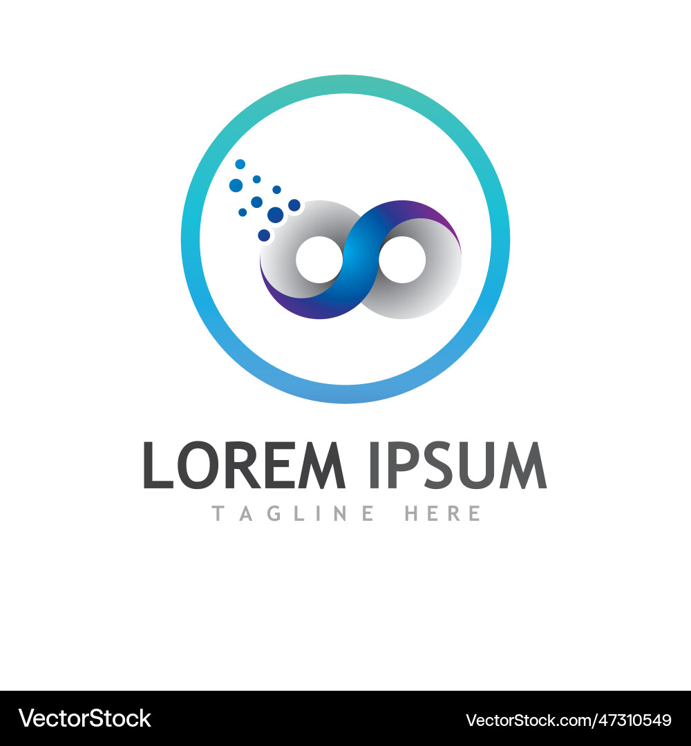 Infinity design Royalty Free Vector Image - VectorStock