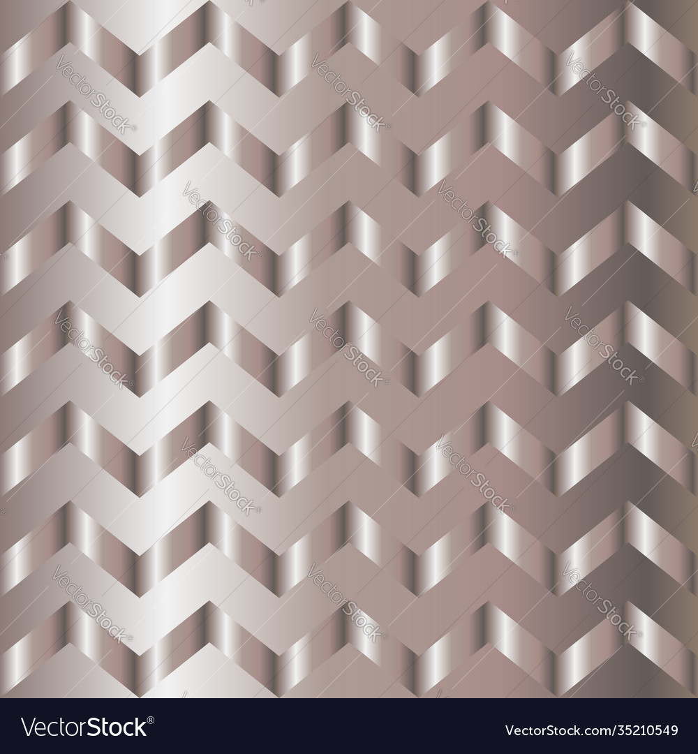 Metal gradient chevron pattern background Vector Image