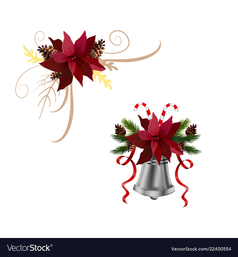 Christmas elements for your designs Royalty Free Vector