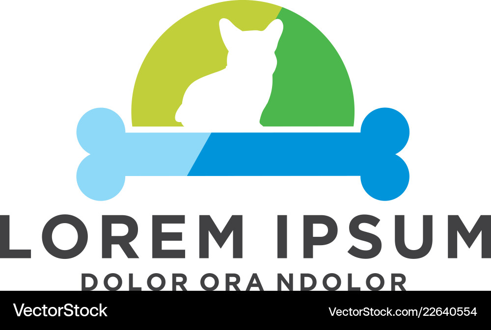 Dog pets logo Royalty Free Vector Image - VectorStock