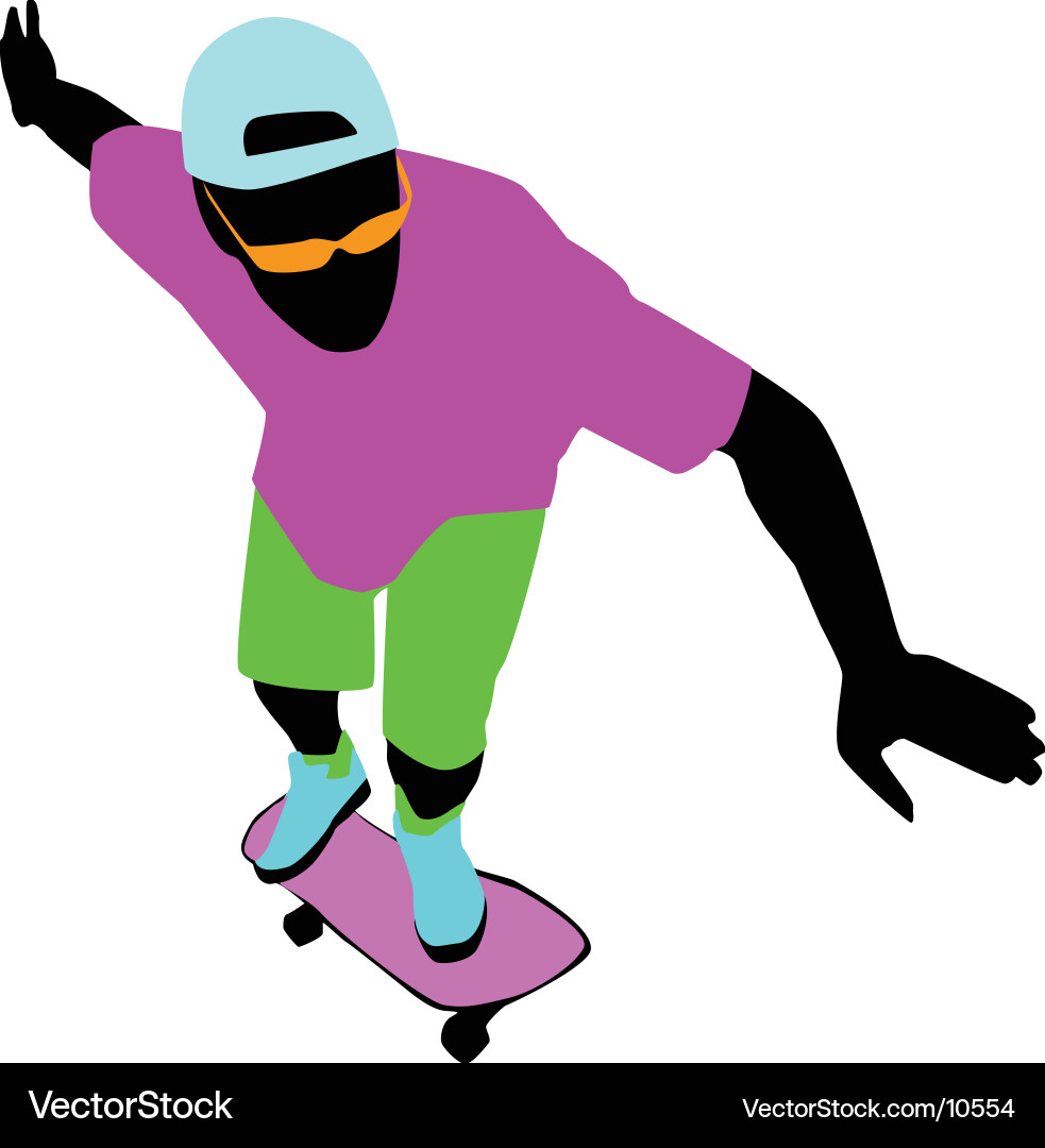 Skater Royalty Free Vector Image - VectorStock