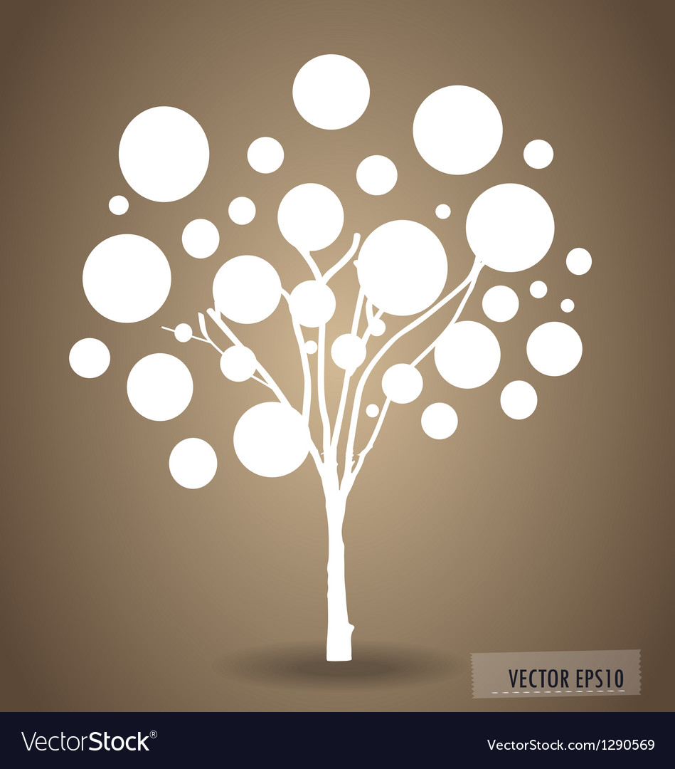 Abstract tree Royalty Free Vector Image - VectorStock