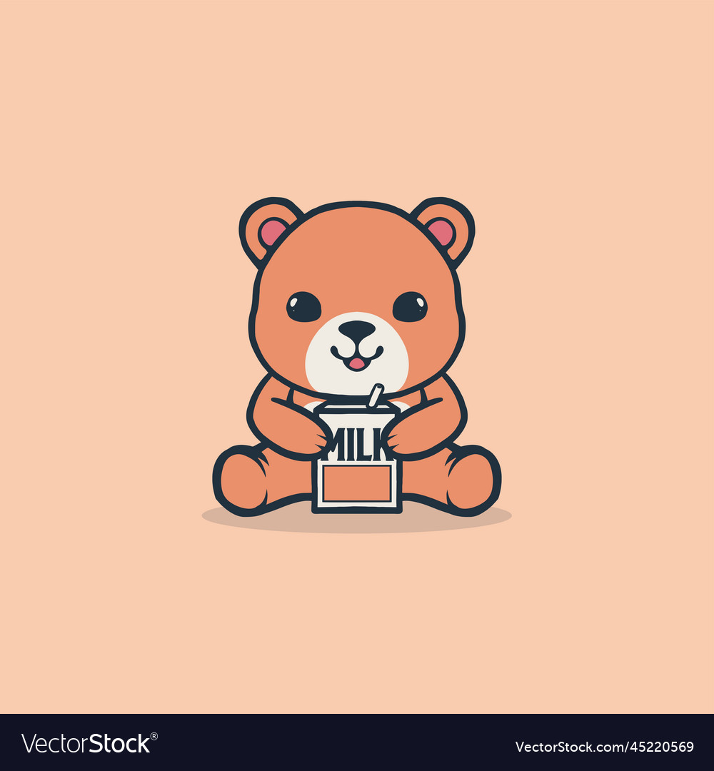 Cute bear Royalty Free Vector Image - VectorStock