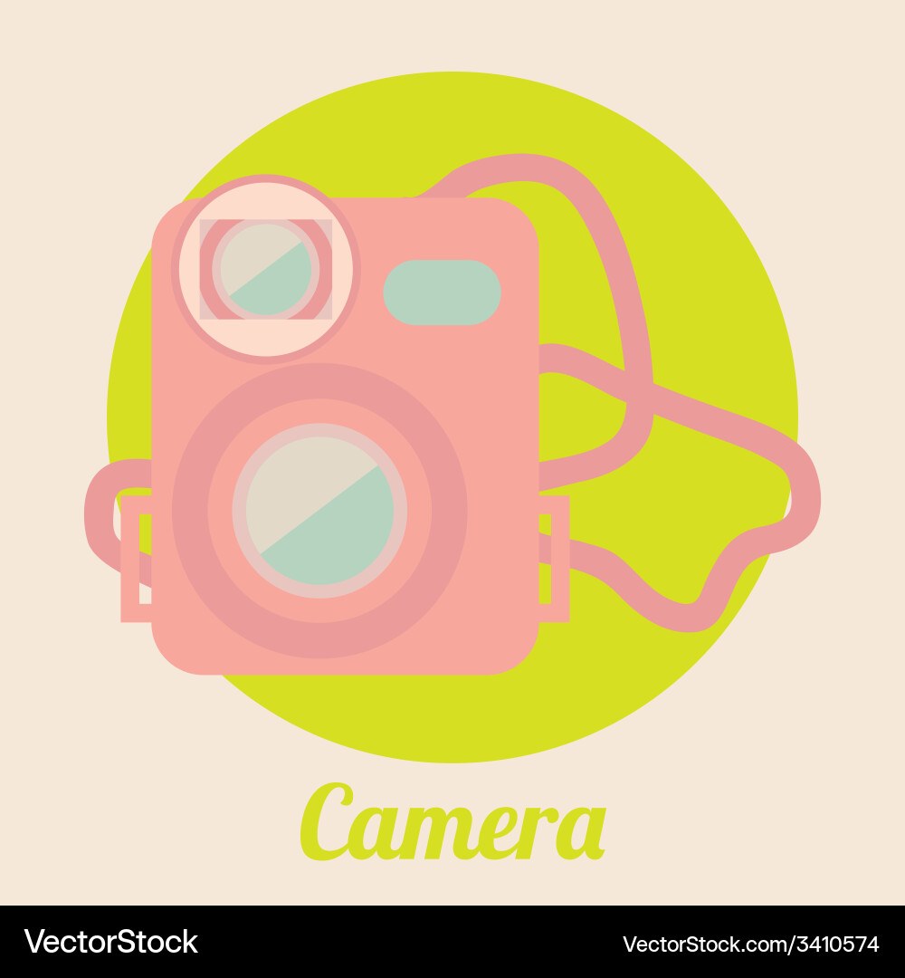 Camera design Royalty Free Vector Image - VectorStock