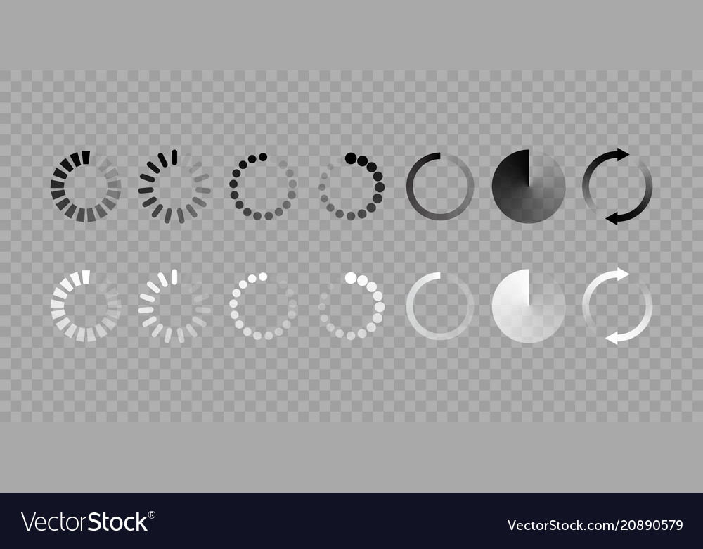 Load icon isolated set Royalty Free Vector Image