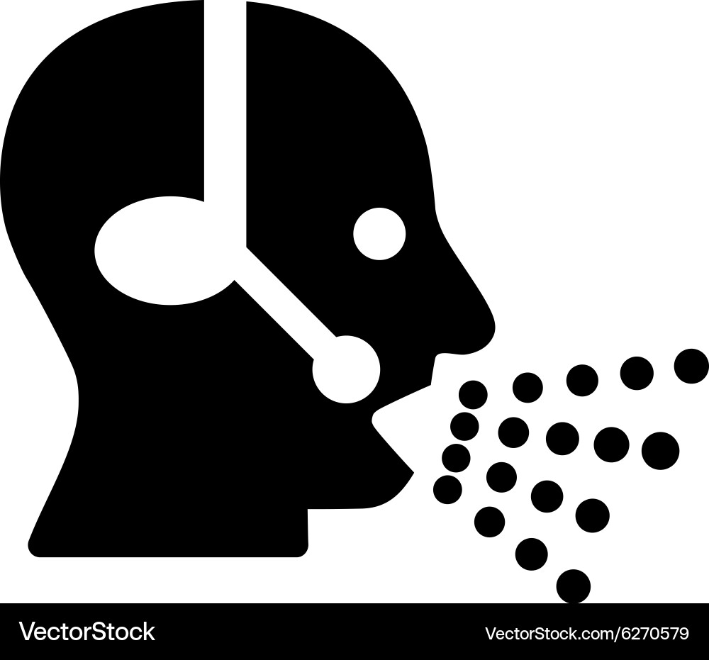 Operator speech icon Royalty Free Vector Image