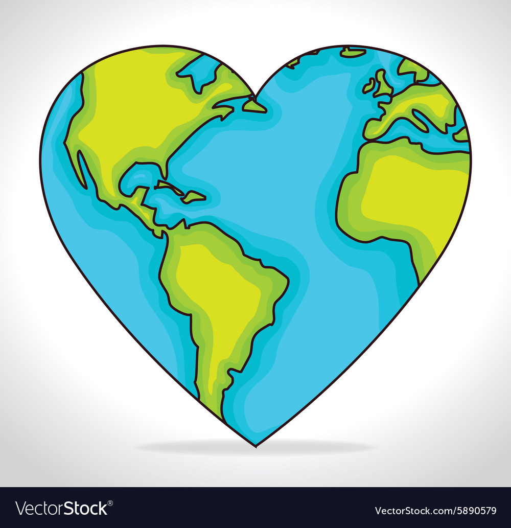 World earth design Royalty Free Vector Image - VectorStock