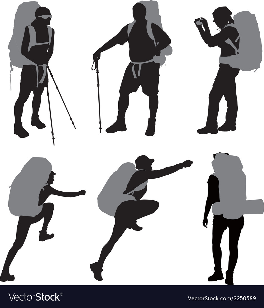 Backpacker Royalty Free Vector Image - VectorStock