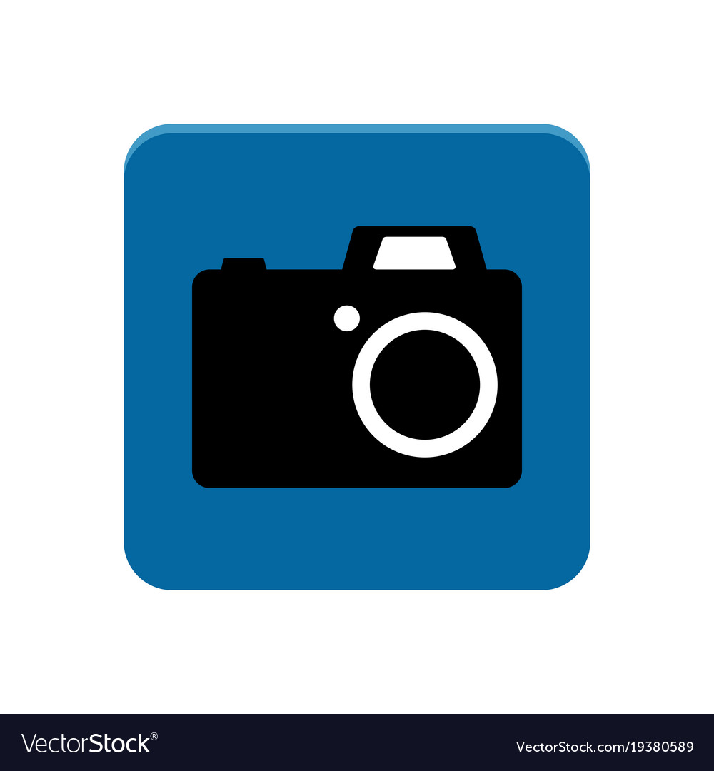 Camera app button Royalty Free Vector Image - VectorStock