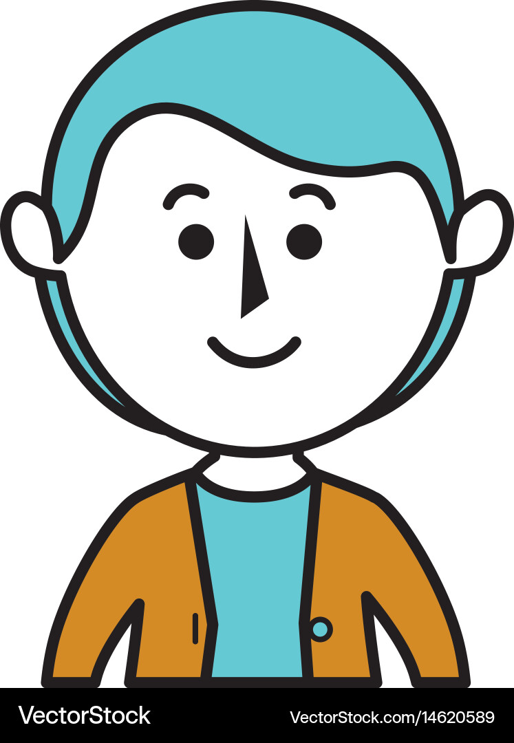 Young father avatar character Royalty Free Vector Image