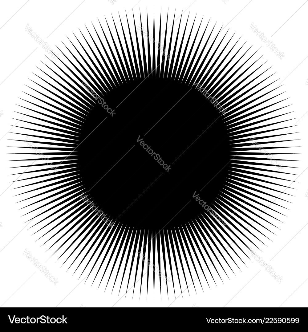 Dynamic lines pattern comic spreading from Vector Image