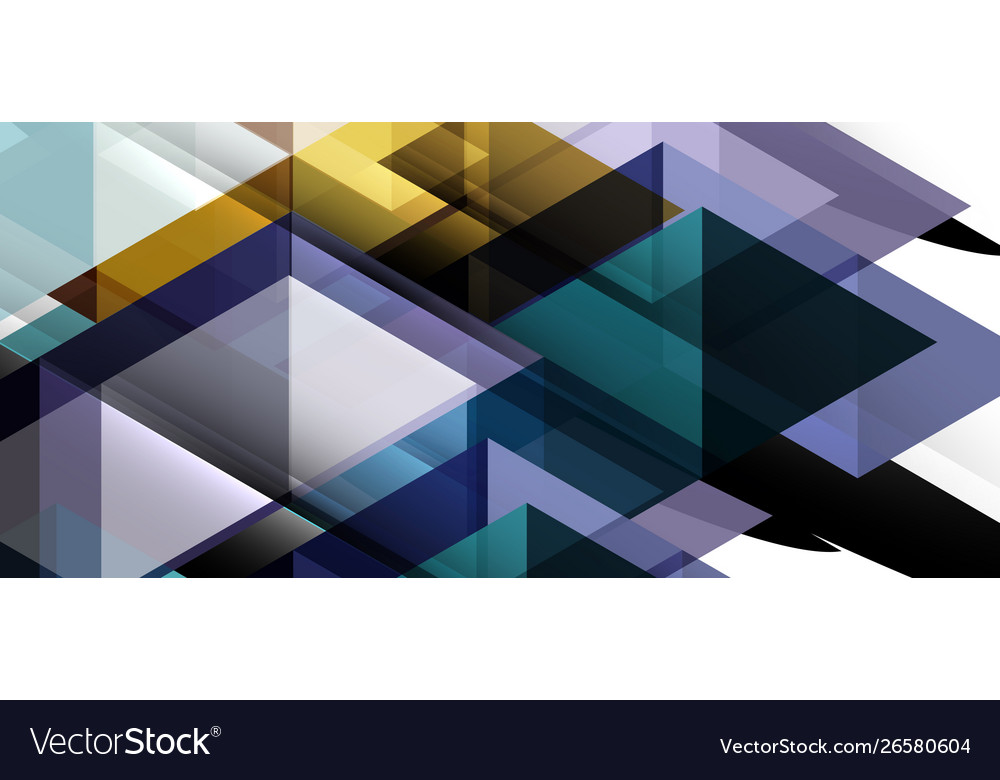 Abstract triangle pattern colorful backdrop Vector Image