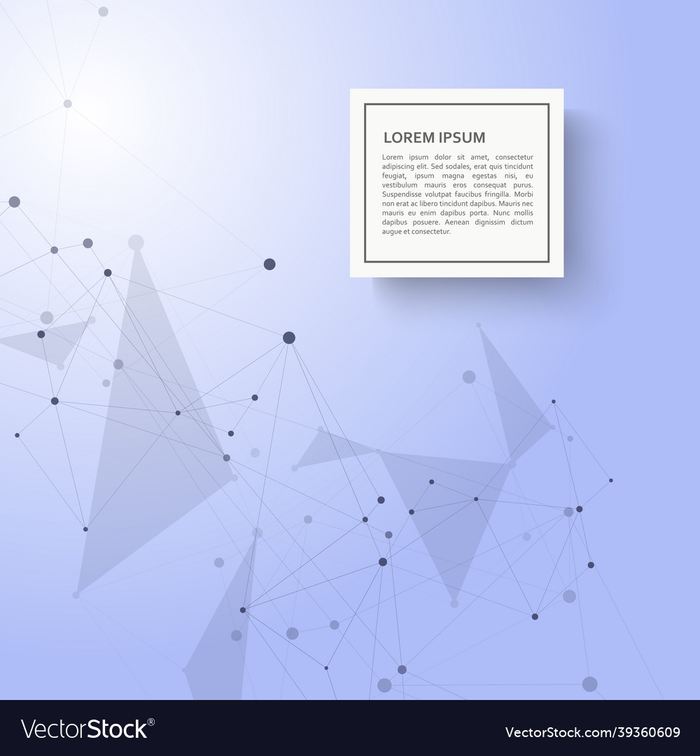 Technology connection background with abstract Vector Image