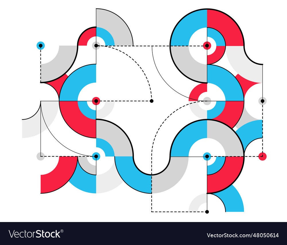Abstract tech engineering draft background Vector Image
