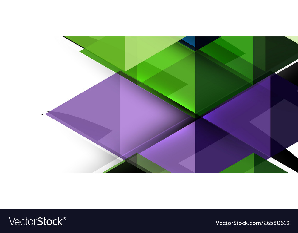 Abstract Triangle Pattern Colorful Backdrop Vector Image