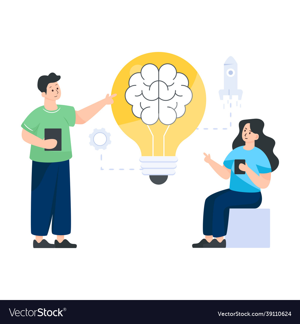 Creative idea Royalty Free Vector Image - VectorStock