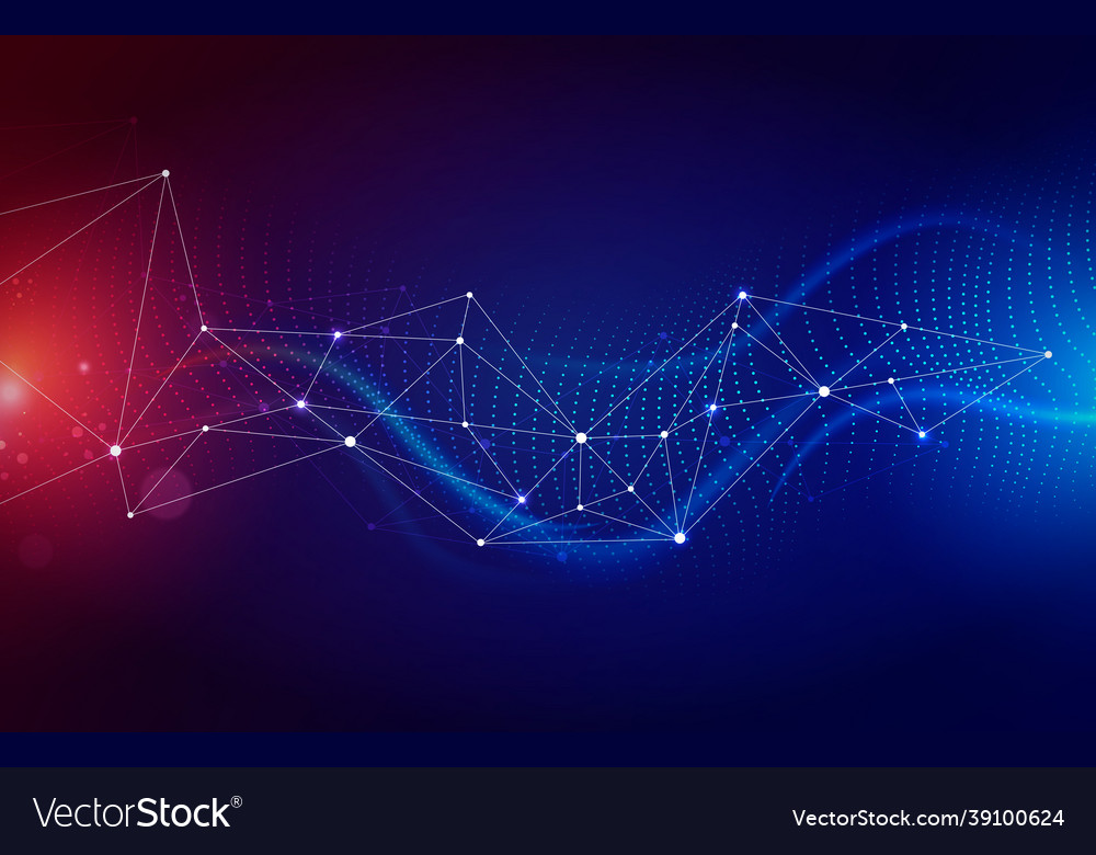 Technology cyber background Royalty Free Vector Image