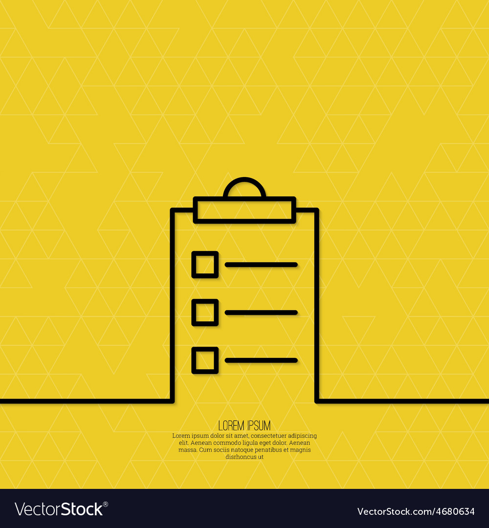Notebook With To Do List Royalty Free Vector Image