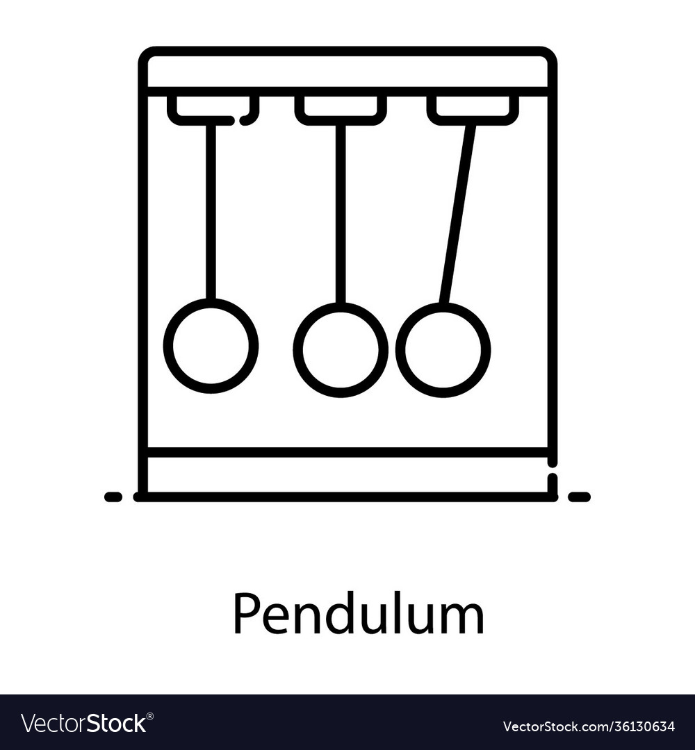 Pendulum Royalty Free Vector Image - VectorStock