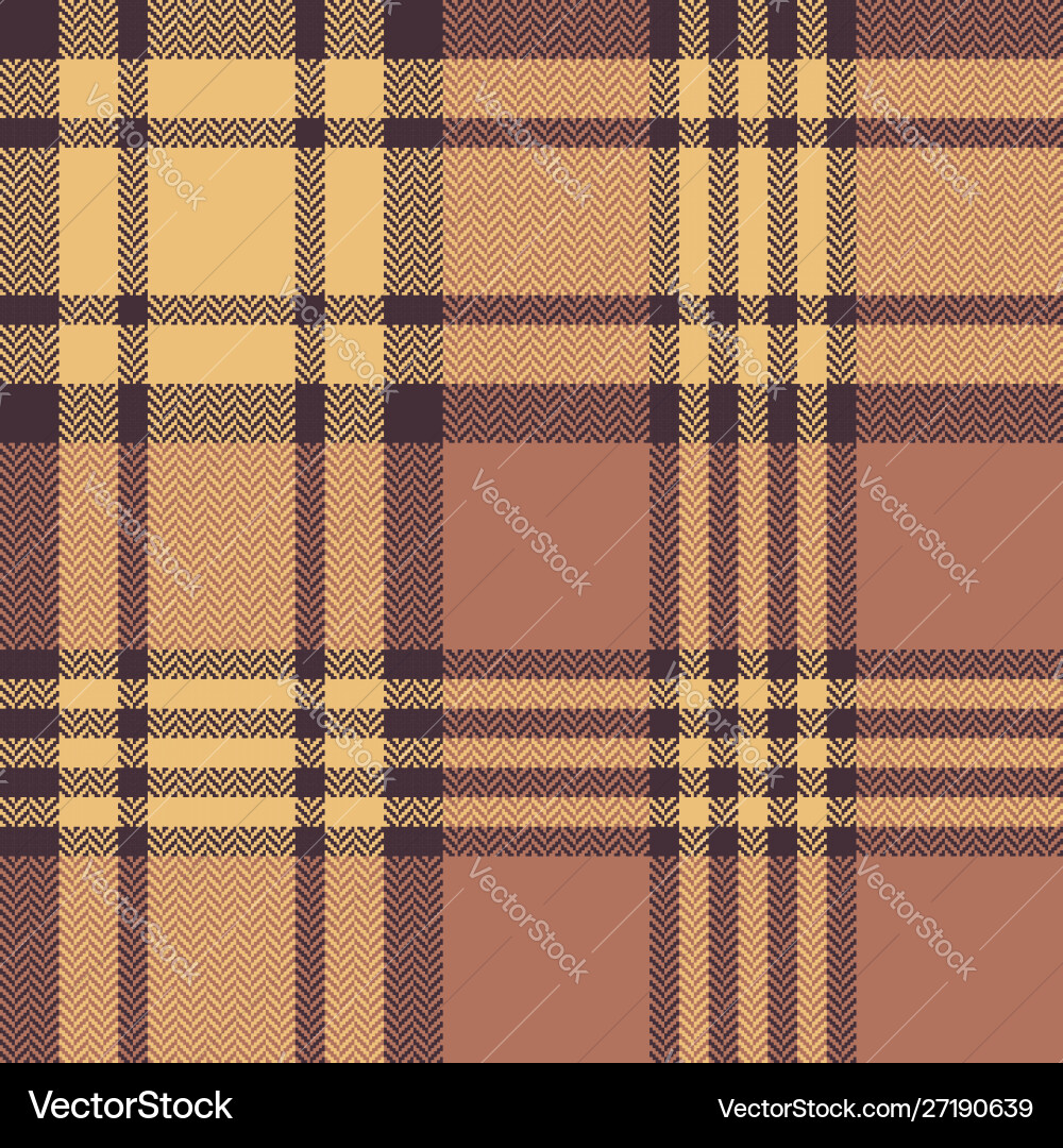 Autumn plaid seamless pattern Royalty Free Vector Image