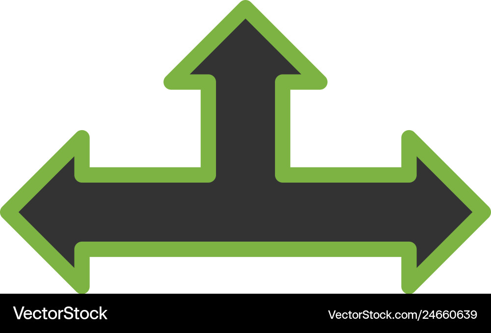 Tripple arrow icon Royalty Free Vector Image - VectorStock