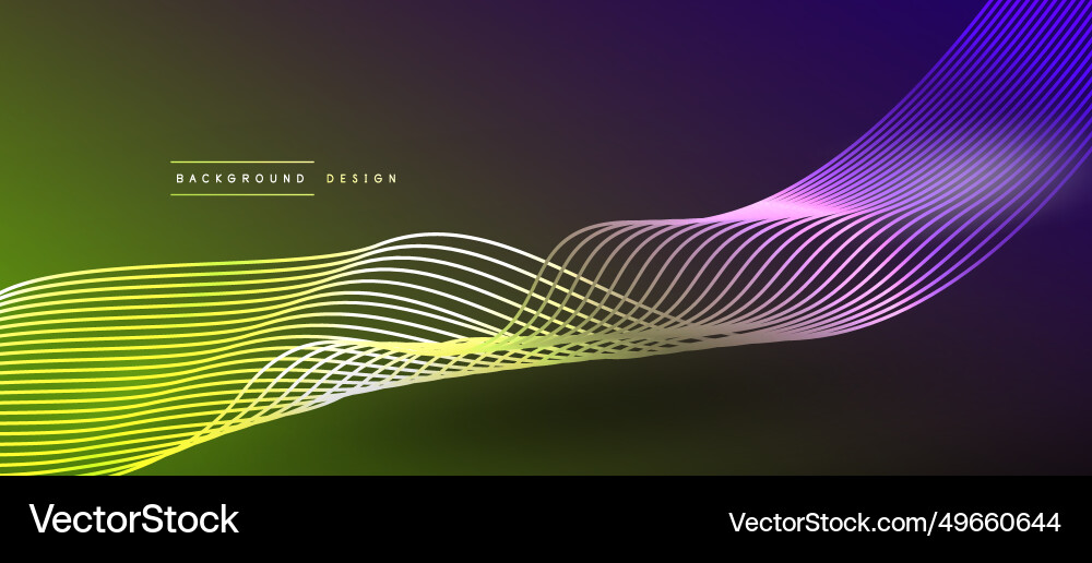 Dynamic wave geometric design Royalty Free Vector Image