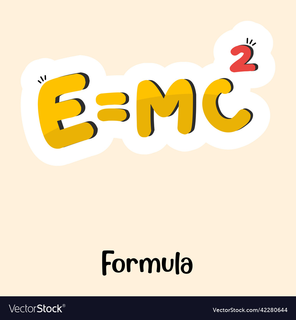 Formula Royalty Free Vector Image - VectorStock