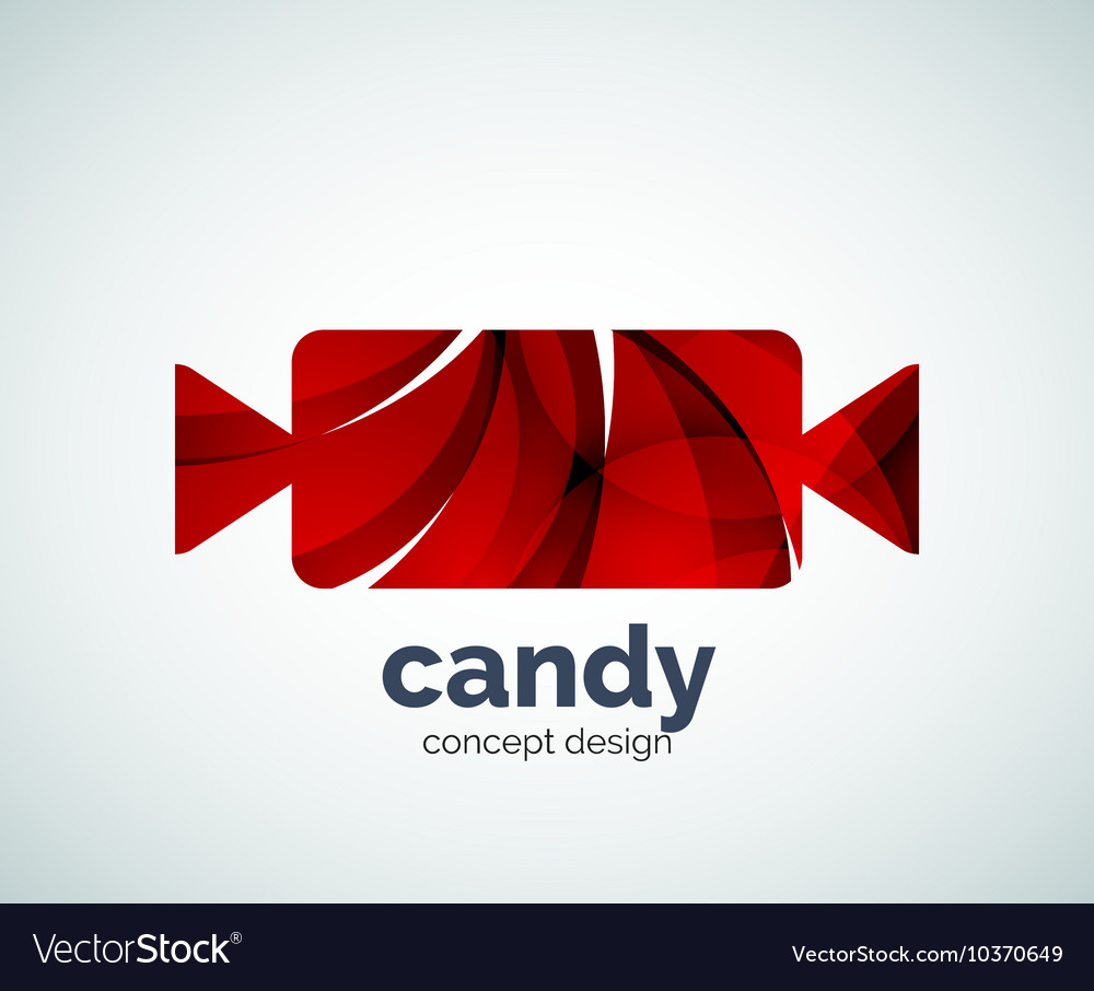 Candy Logo Template Royalty Free Vector Image Vectorstock