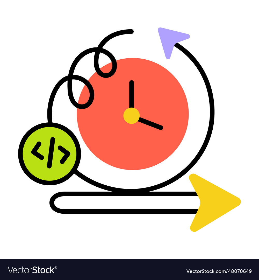 Runtime Royalty Free Vector Image - VectorStock Runtime Royalty Free Vector Image - VectorStock