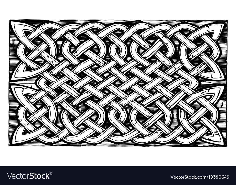 Traditional celtic pattern Royalty Free Vector Image