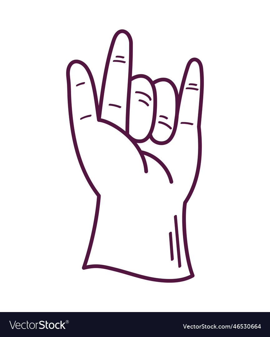 Hand pointing up Royalty Free Vector Image - VectorStock