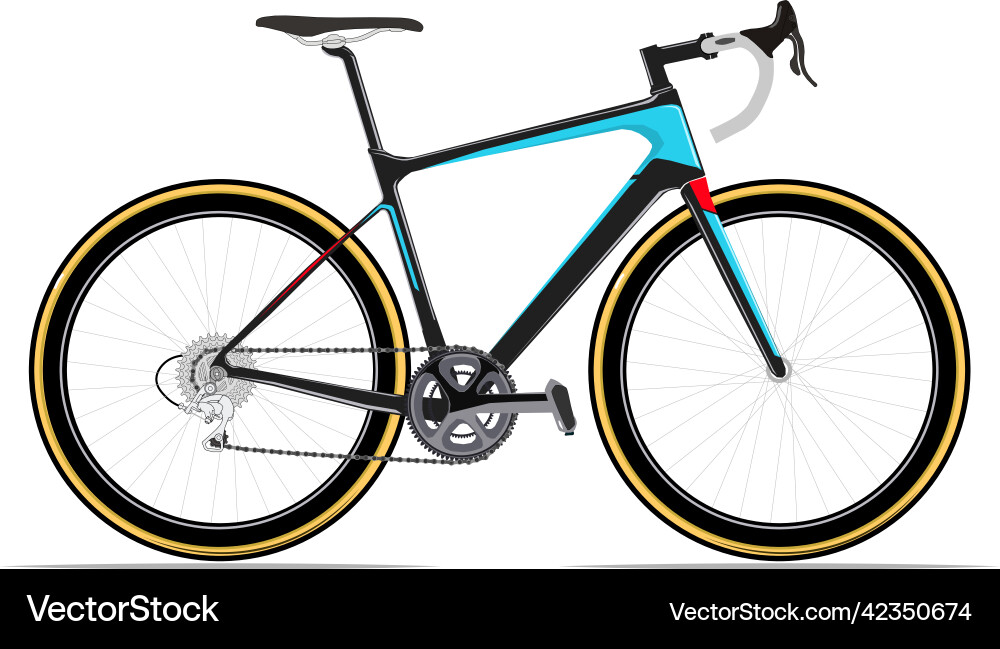 Bicycle realistic Royalty Free Vector Image - VectorStock