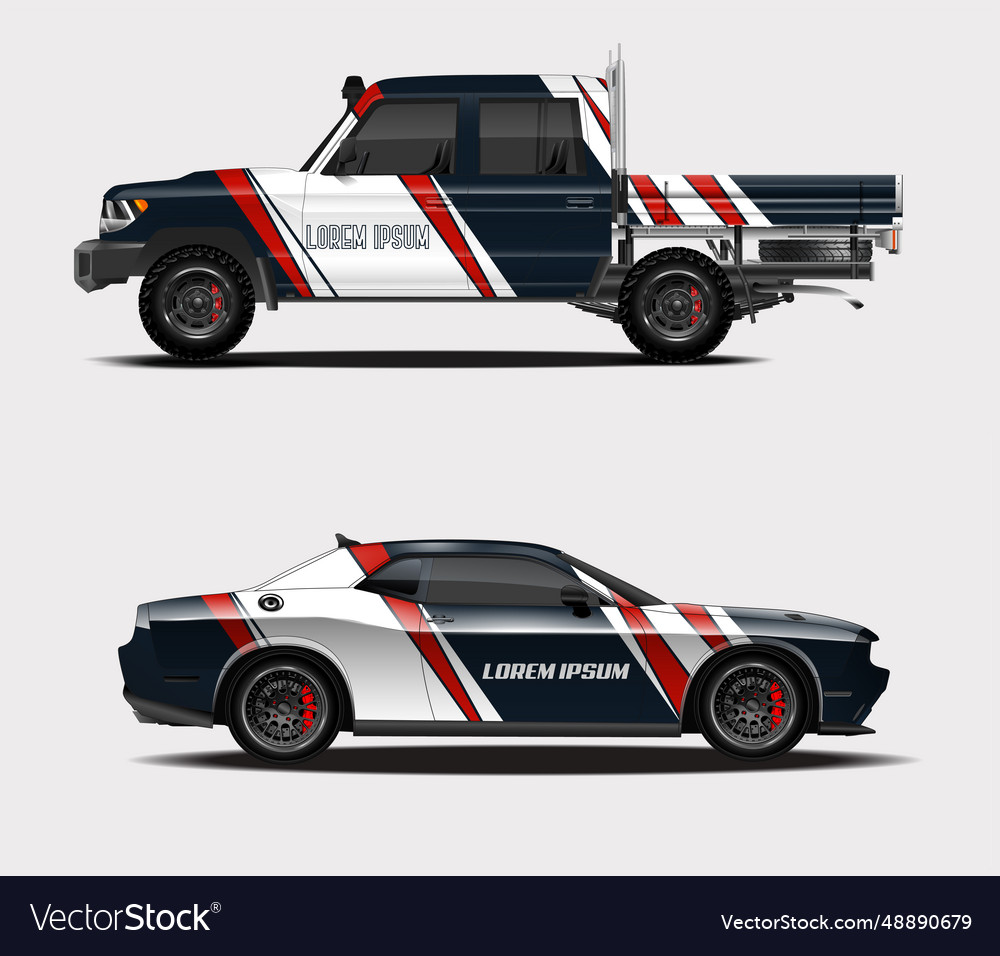 Rusty surface car wrap design Royalty Free Vector Image