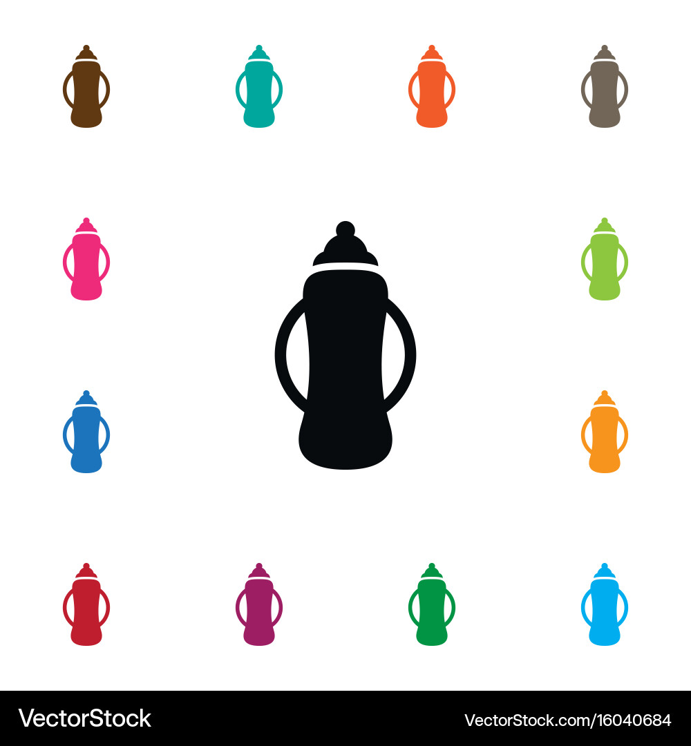 Isolated beverage icon container element Vector Image