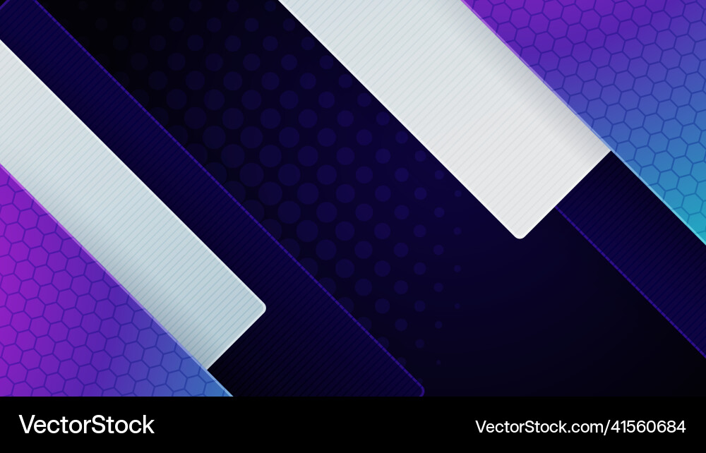 Modern tech blue colorful abstract design Vector Image