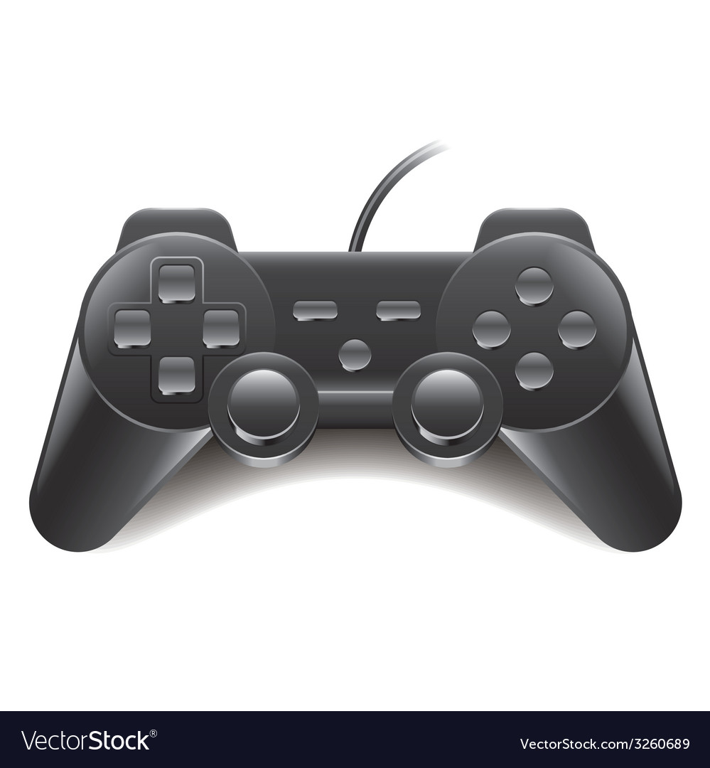 Game controller isolated Royalty Free Vector Image