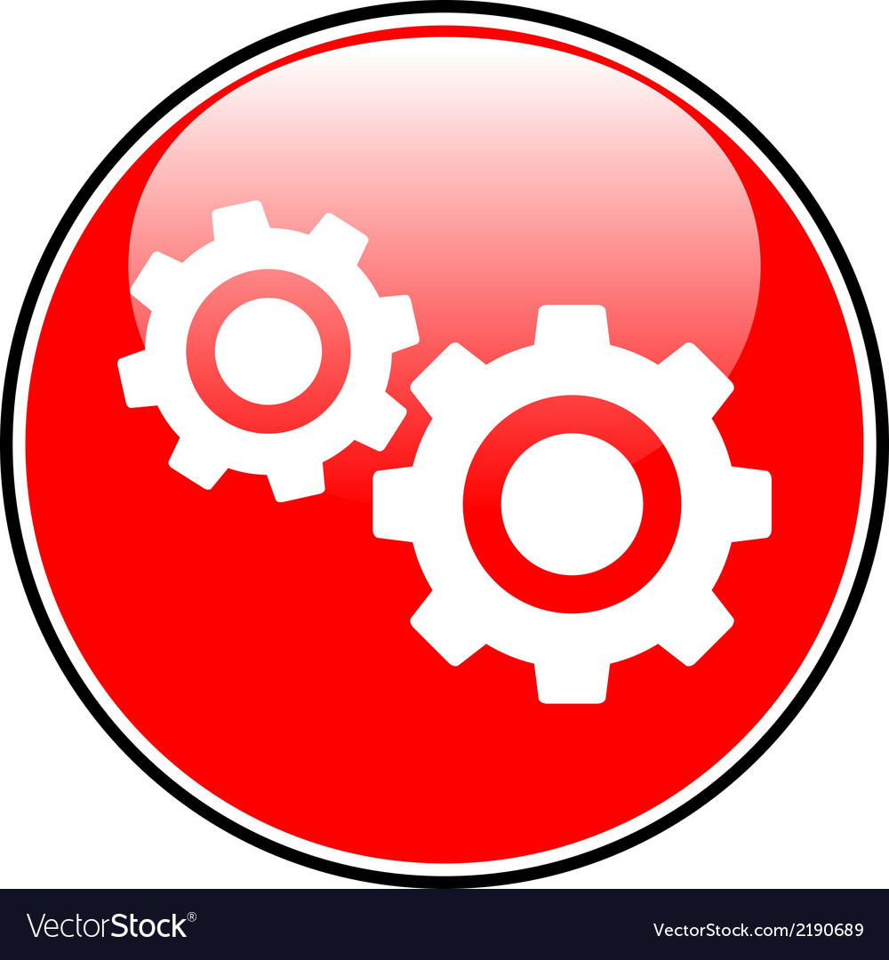 Settings button Royalty Free Vector Image - VectorStock Settings button Royalty Free Vector Image - VectorStock
