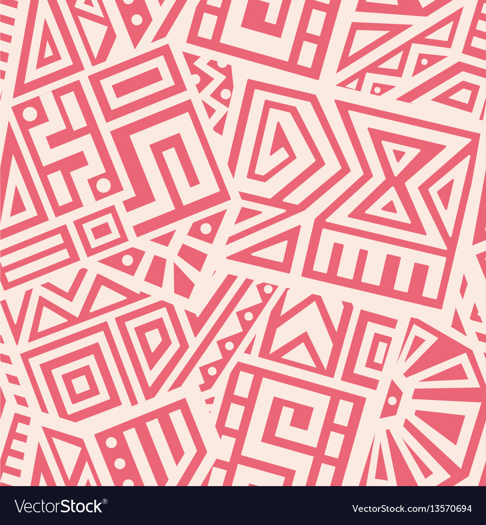 Aztec seamless pattern Royalty Free Vector Image