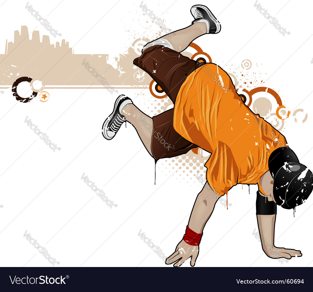 Breakdance Royalty Free Vector Image - VectorStock