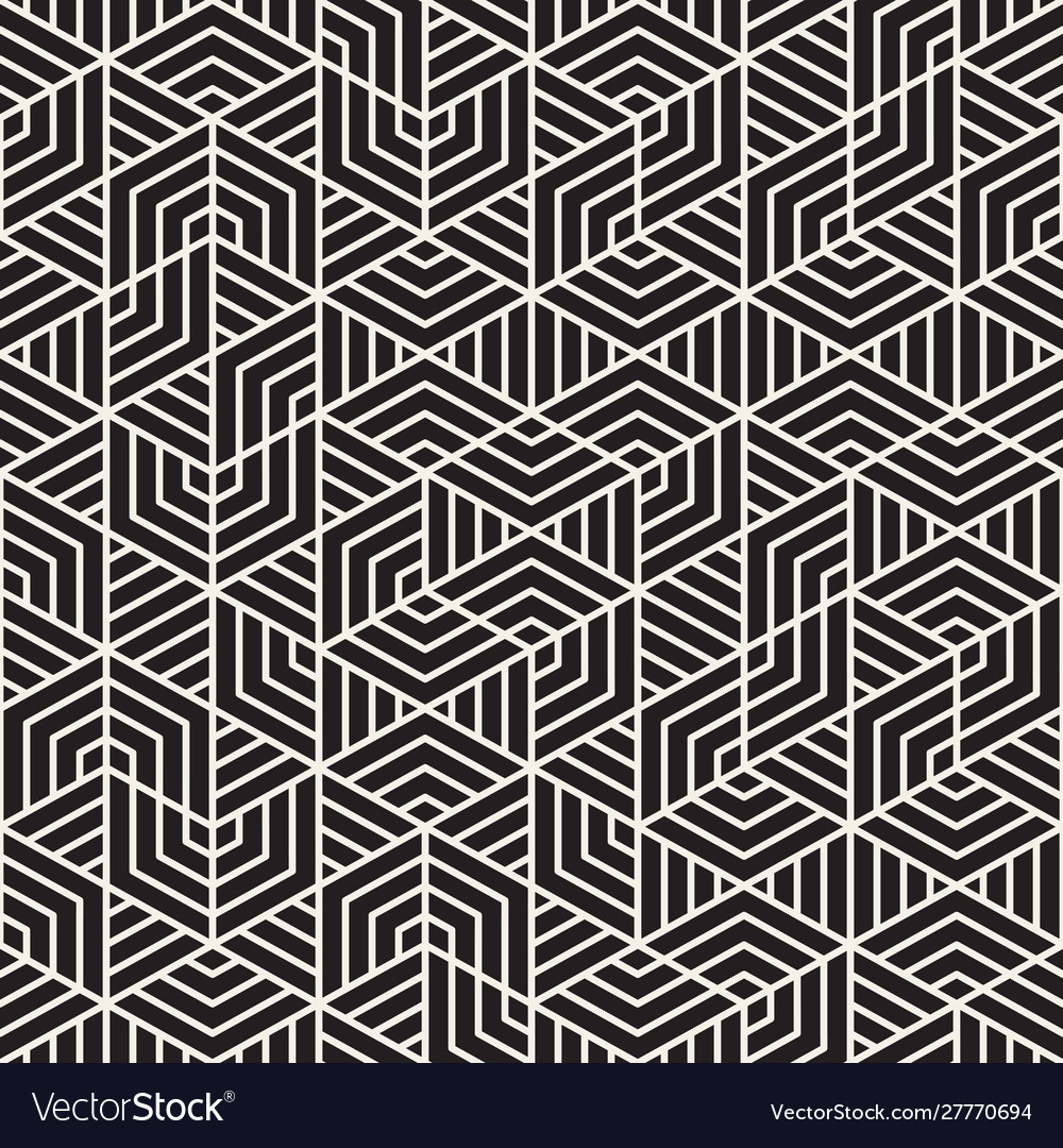 Seamless Geometric Pattern Irregular Abstract Vector Image
