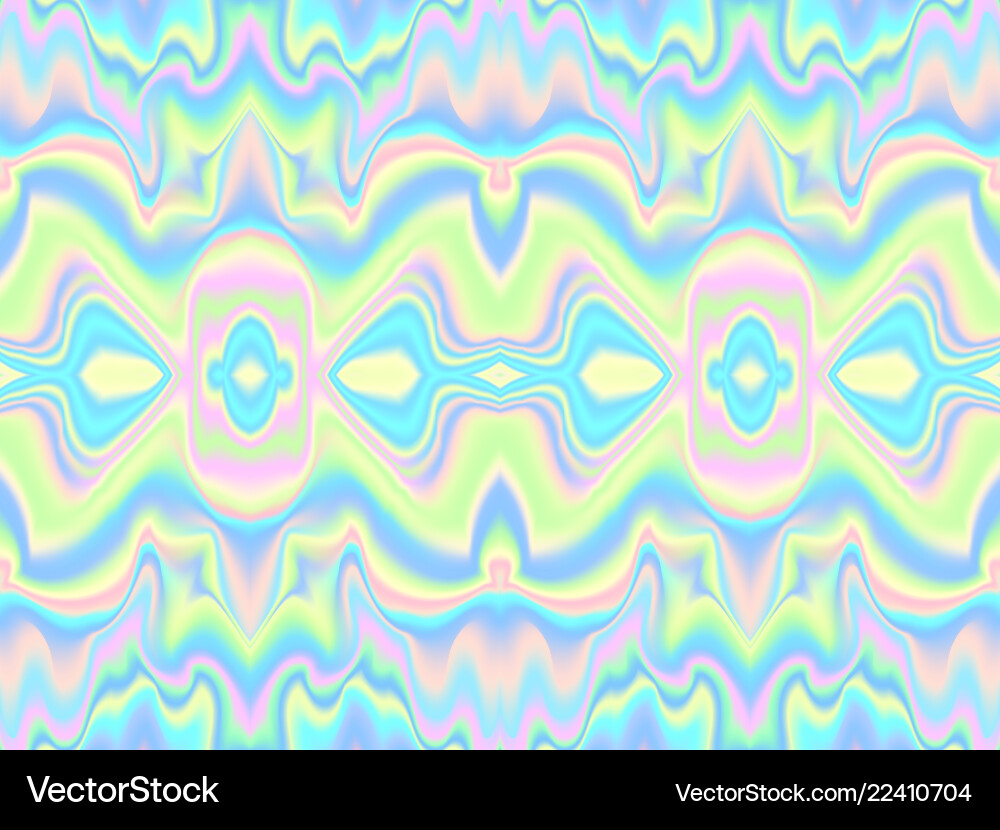 Saturate holographic seamless texture background Vector Image