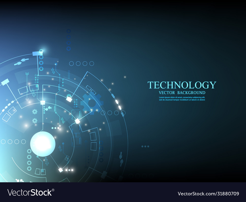 Abstract cyber computer background gesign Vector Image