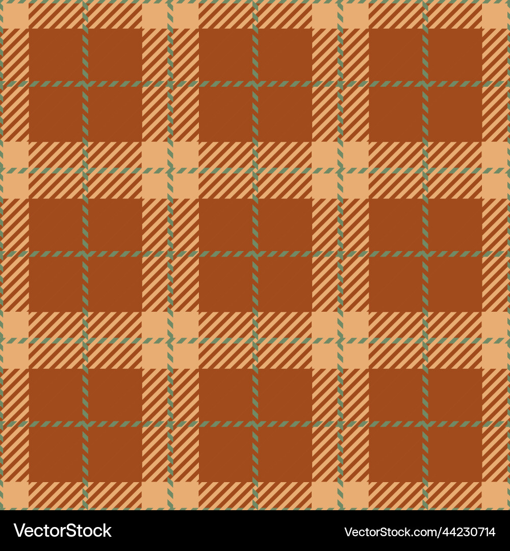 Brown plaid tartan seamless pattern Royalty Free Vector