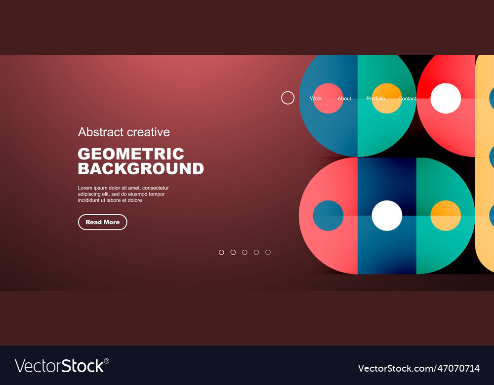 Simple circles and round elements pattern Vector Image