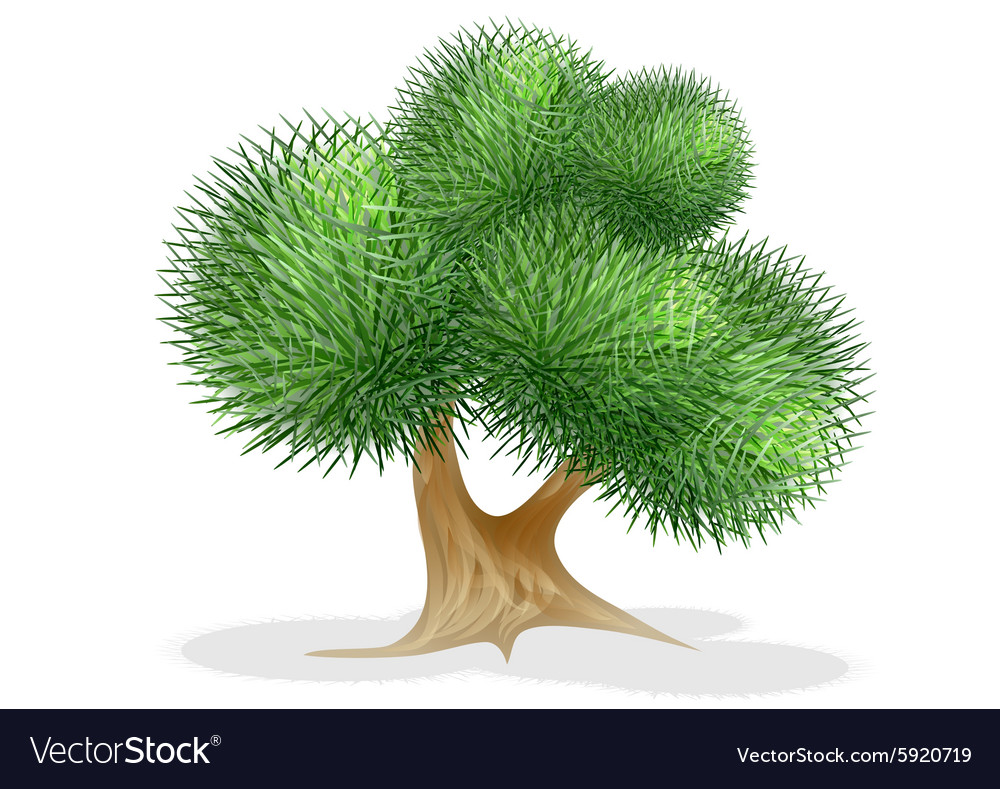 Strange tree Royalty Free Vector Image - VectorStock