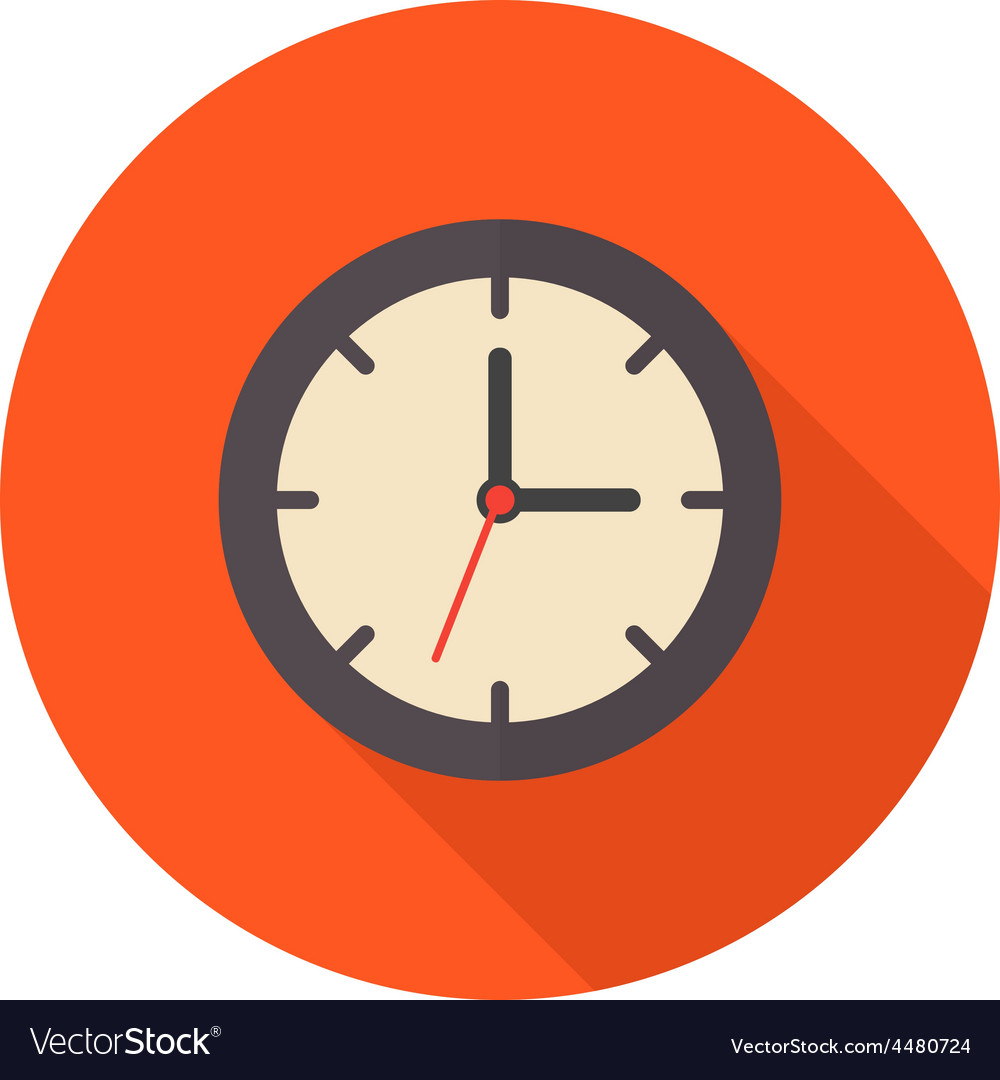 Clock Time Royalty Free Vector Image - VectorStock