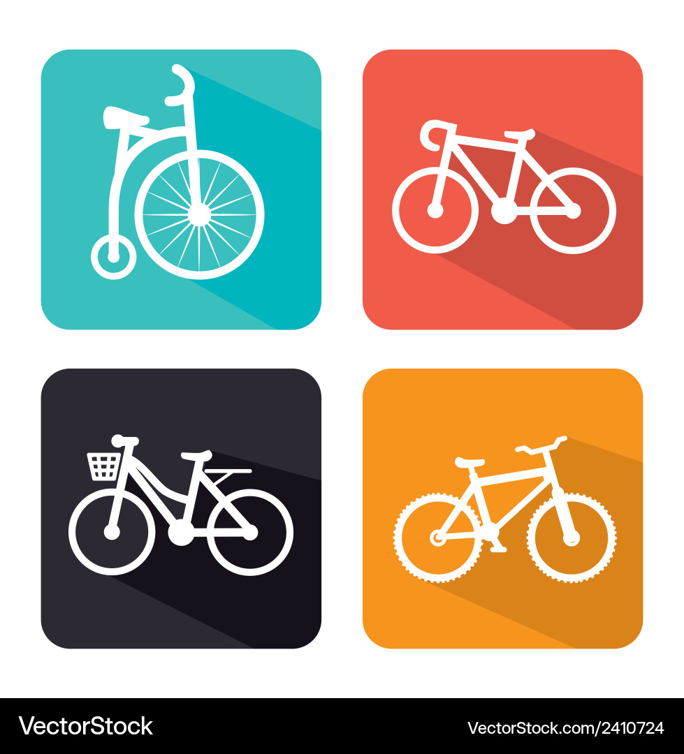 Cycling design over white background Royalty Free Vector