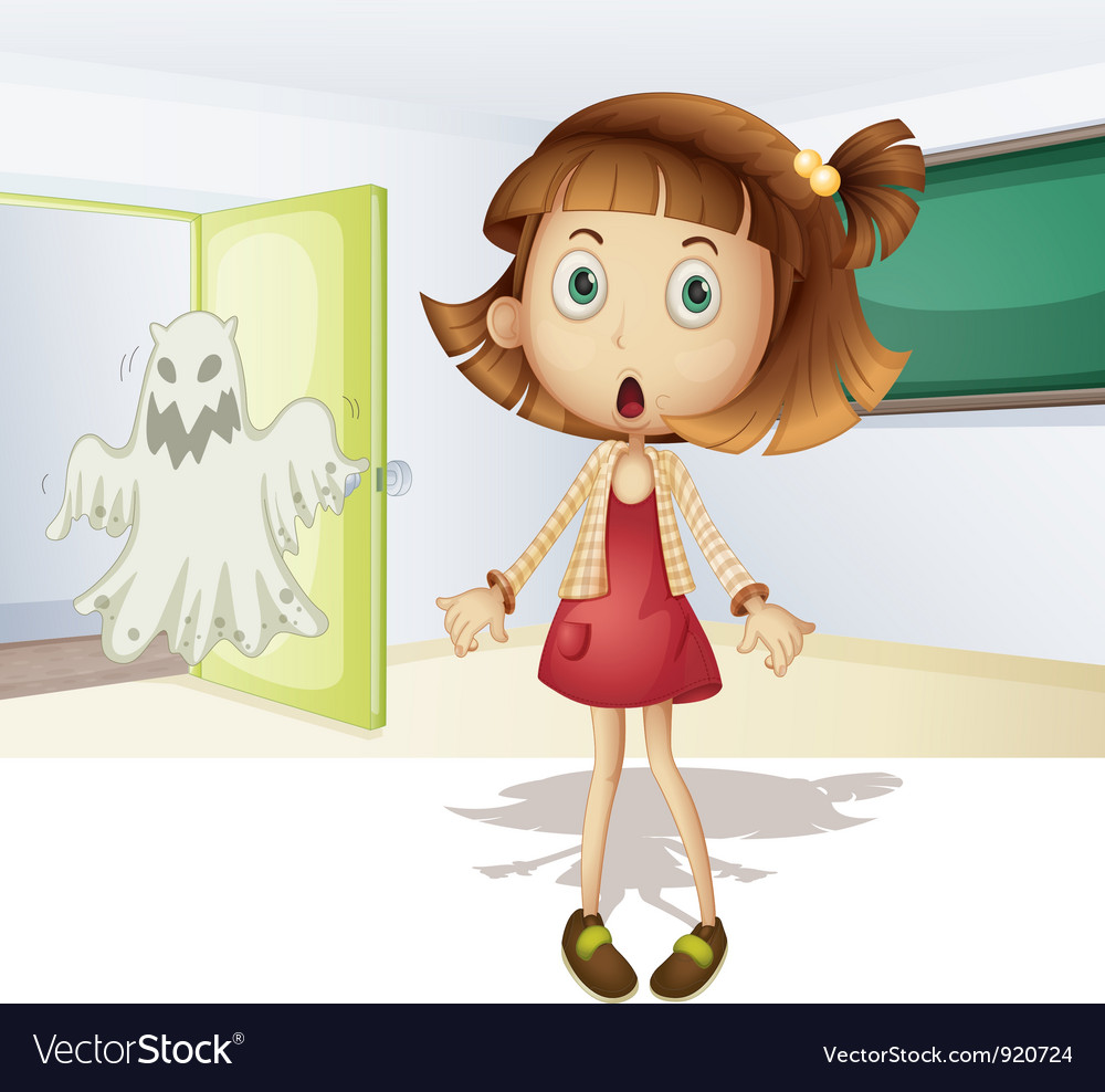 Ghost shock Royalty Free Vector Image - VectorStock
